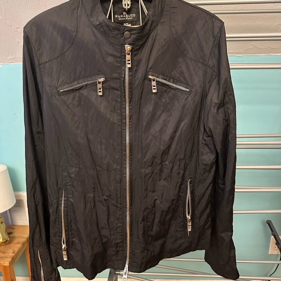 Parasuco | Jackets & Coats | Thin Jacket Nylon Black New Condition ...